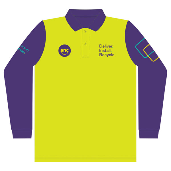 Delivery Long Sleeve Polo – ANC Team Shop